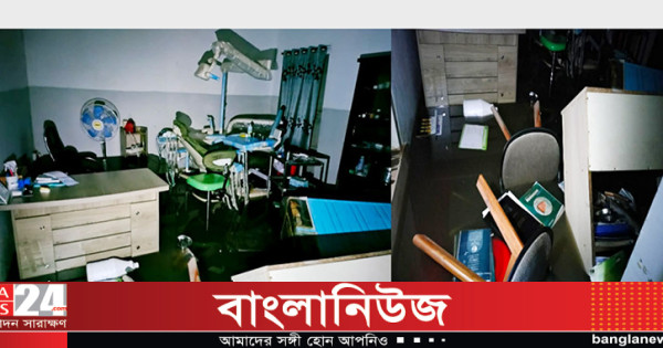 বৃষ্টির পানিতে ডুবলো ল্যাব, নষ্ট যন্ত্রপাতি