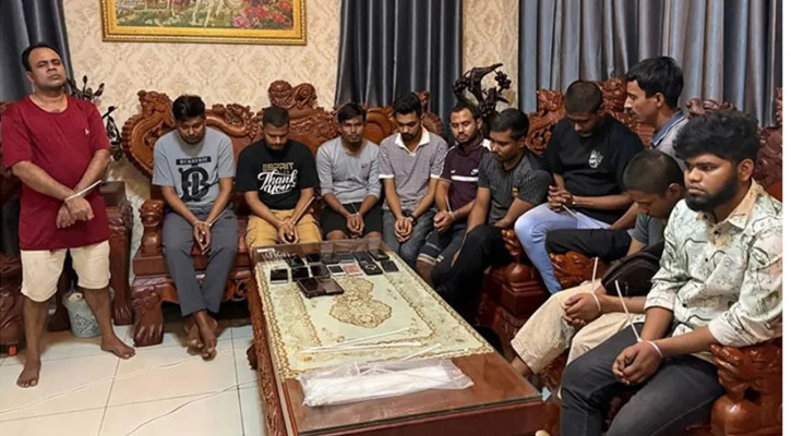 কম্বোডিয়ায় অনলাইন প্রতারণা, ১২ বাংলাদেশি গ্রেপ্তার